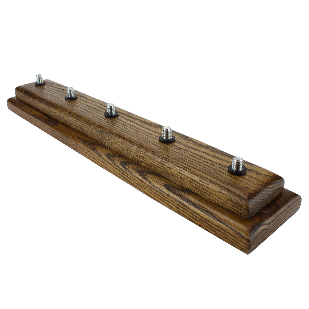Beer Tap Handle Display Stand - 5 Place Solid Oak - Display Shack
