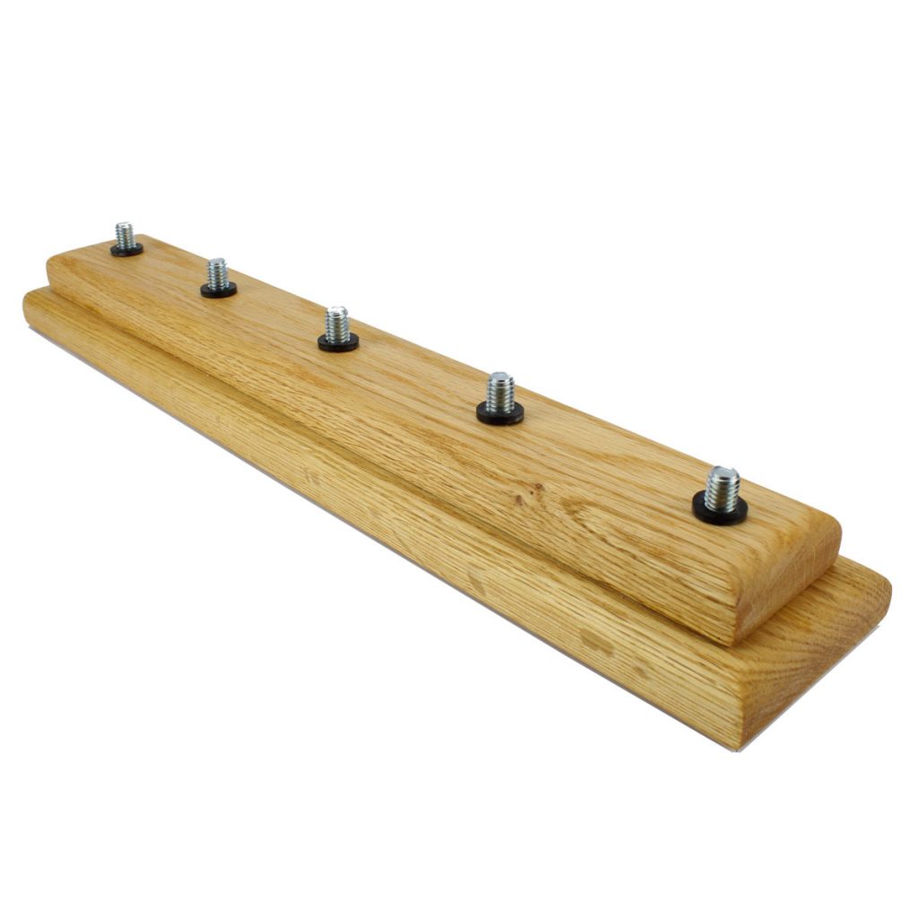 Beer Tap Handle Display Stand - 5 Place Solid Oak - Display Shack