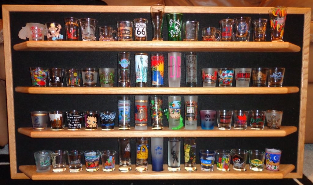 A Nice Shot Glass Collection - Display Shack