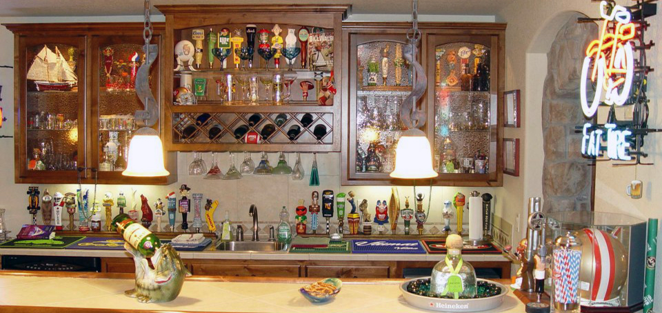 Collectible display shelves for beverage enthusiasts - Display Shack