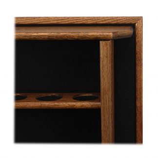 Pint Glass Display Case - 12 Place wall hanging w/ Door