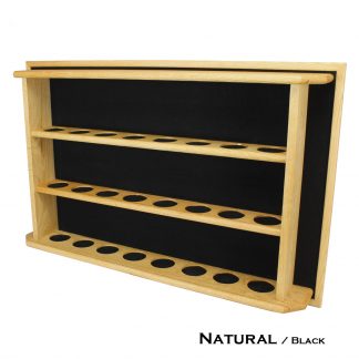 Pint Glass Display Case - 24 Place wall hanging w/ Door - Display Shack