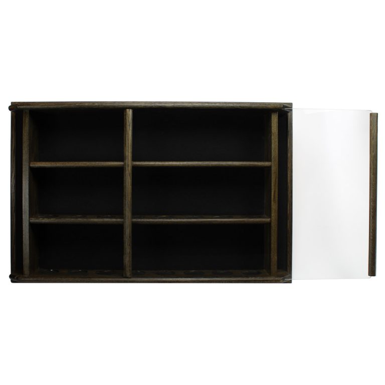 Pint Glass Display Case - 24 Place wall hanging w/ Door - Display Shack