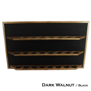 Pint Glass Display Shelf - 24 placement holes - Solid Oak - Display Shack