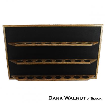 Pint Glass Display Shelf - 24 placement holes - Solid Oak - Display Shack