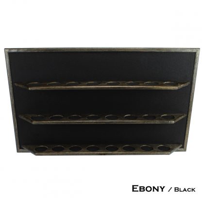 Pint Glass Display Shelf - 24 placement holes - Solid Oak - Display Shack