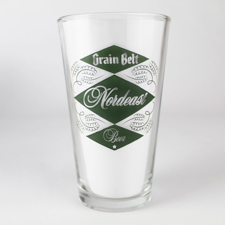 Beer Pint Glass - Grain Belt Nordeast Beer - Display Shack