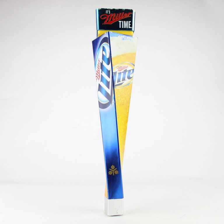 Beer Tap Handle - Miller Lite Spiral Vortex - 13" Tall - Display Shack