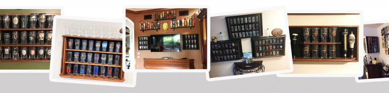 Beer Pint Glass Displays