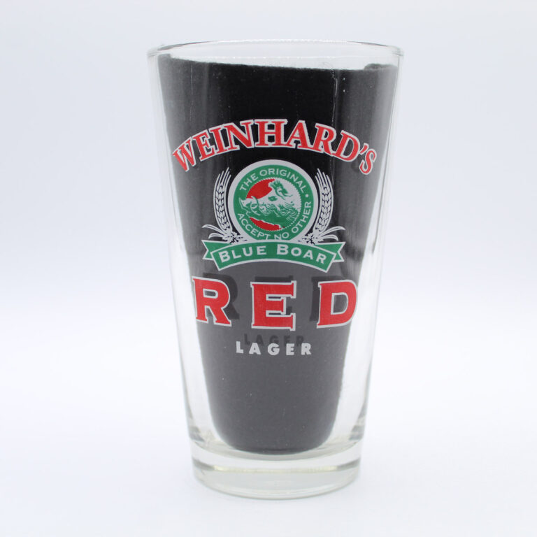 Beer Pint Glass - Weinhard's Blue Boar Red