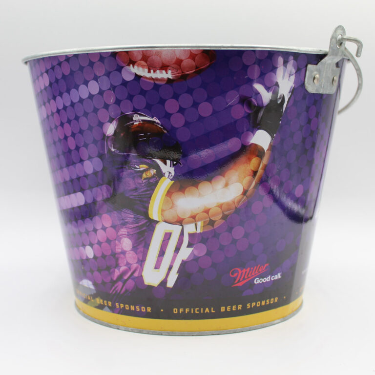 Beer Ice Bucket - Miller Lite - Minnesota Vikings