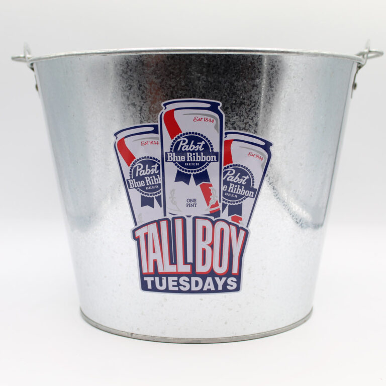 Beer Ice Bucket - Pabst Blue Ribbon - Tallboy Tuesdays