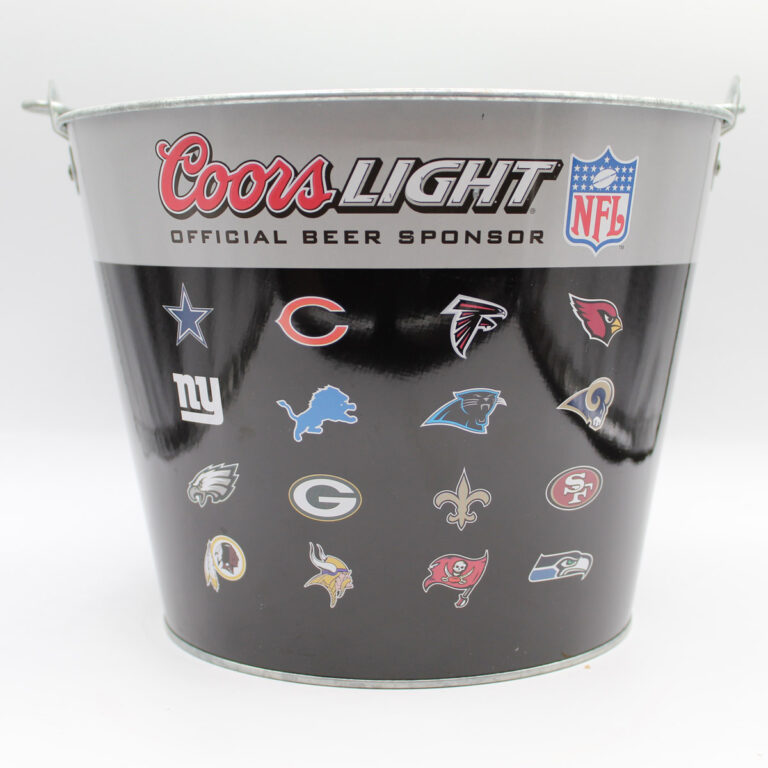 Beer Ice Bucket - Coors Light NFL team logos