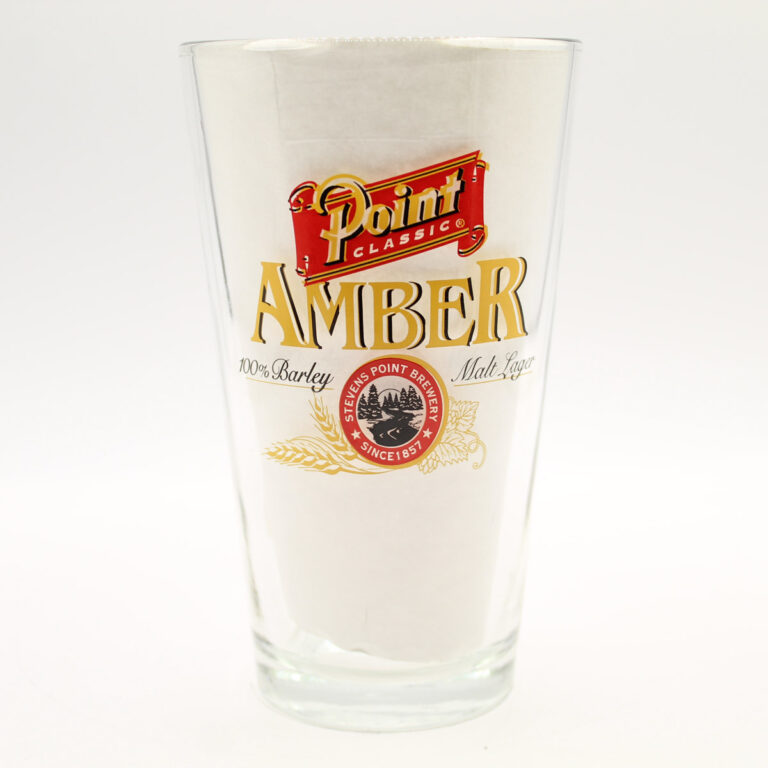 Beer Pint Glass - Point Classic Amber